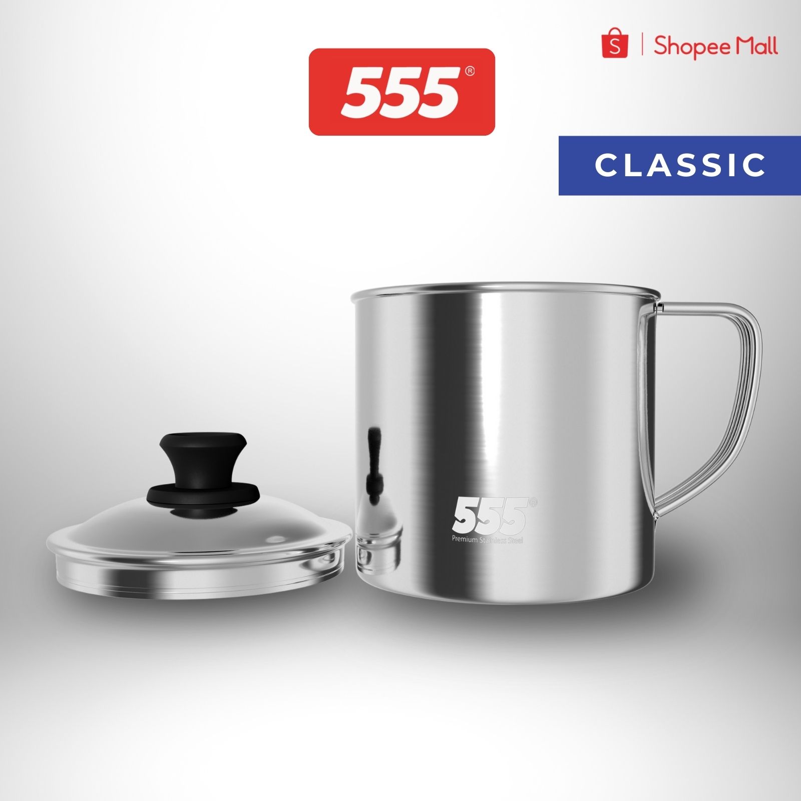 555 Classic Stainless Steel Mug with Lid - 304 Stainless Steel - For ...