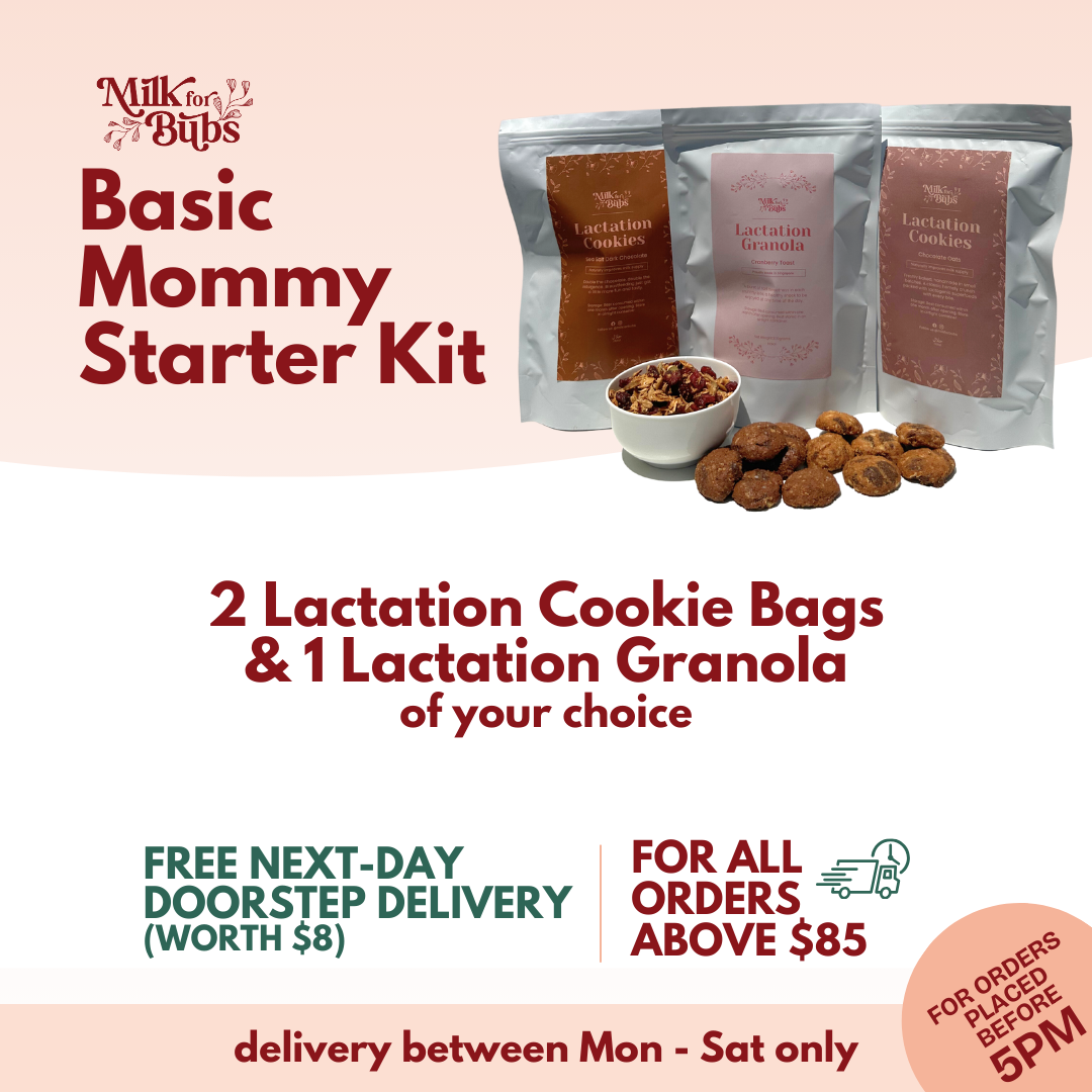 [Milkforbubs] Halal BASIC MOM STARTER KIT Lactation Cookies Granola Set ...