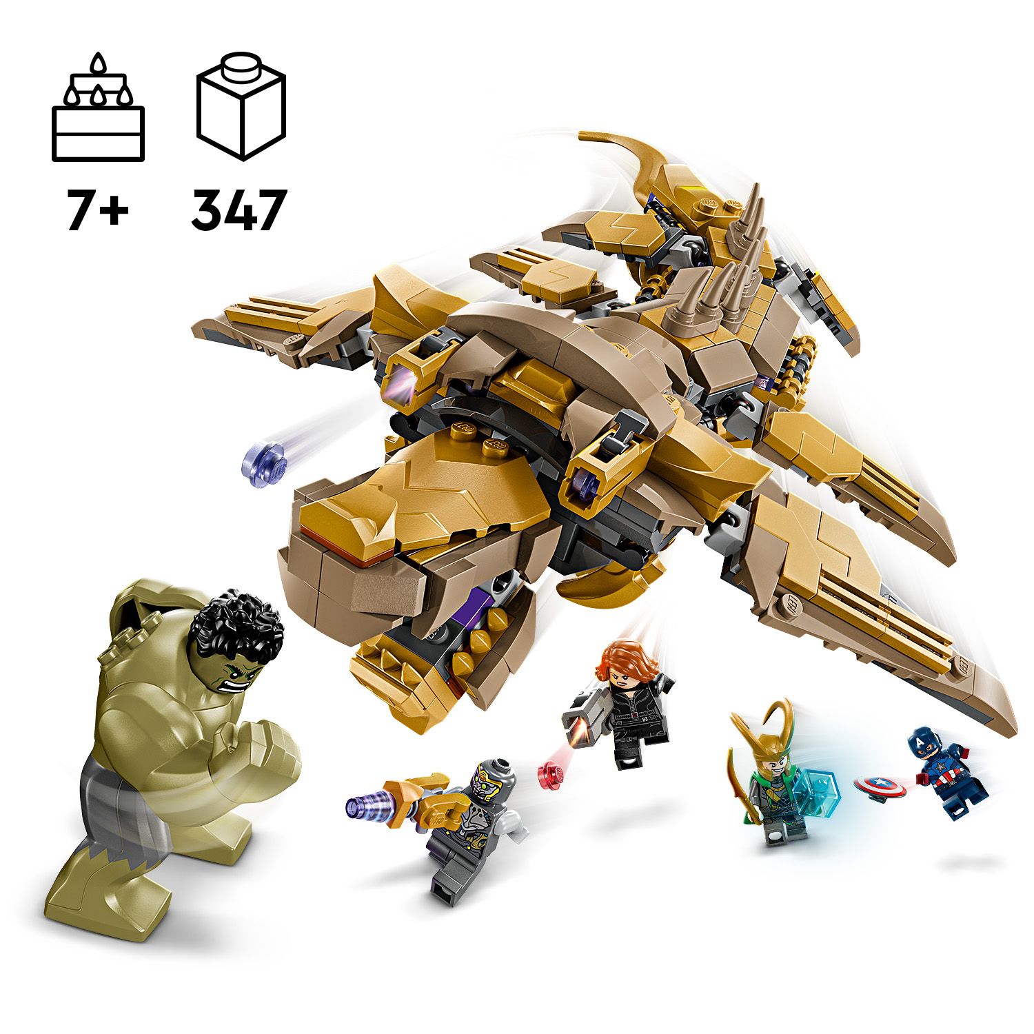 LEGO Super Heroes Marvel 76290 The Avengers vs. The Leviathan (347 ...