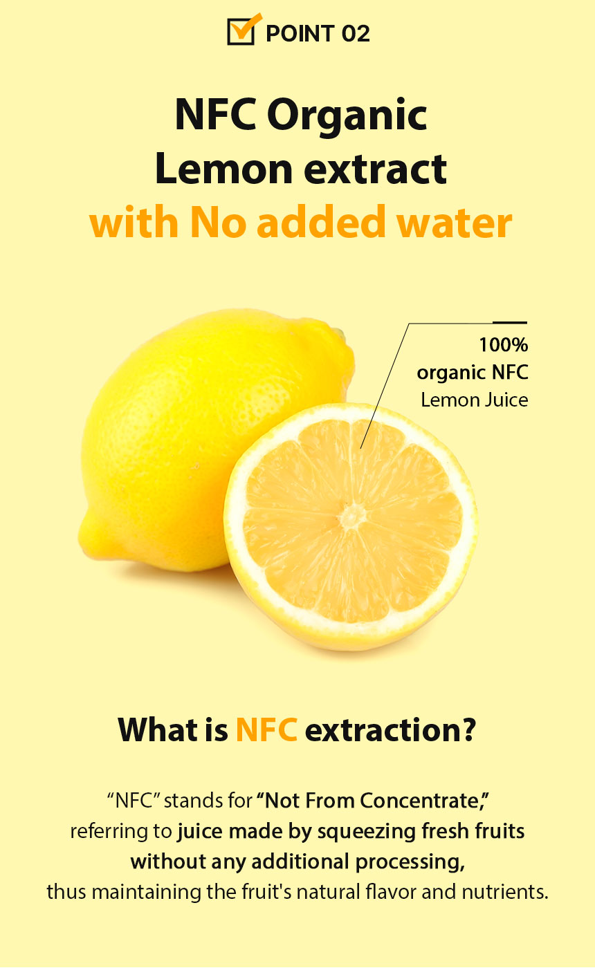 NUTRIONE NFC Lemon Juice 100% (No added water) 1 BOX (20g x 14sticks ...