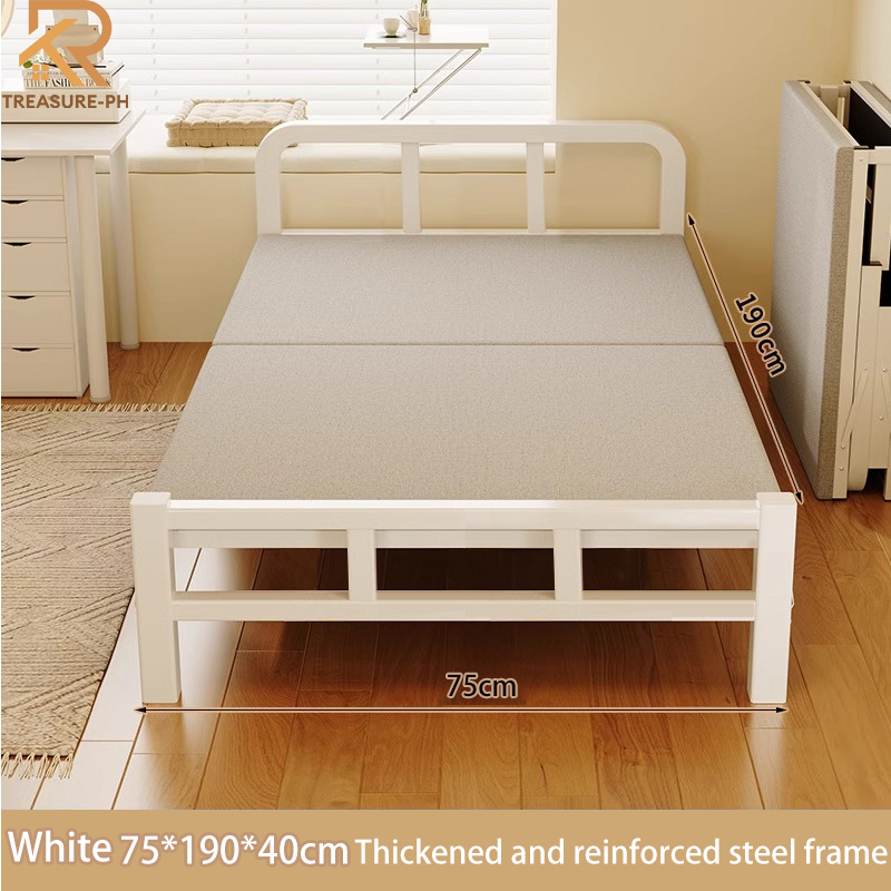 Simple Folding bed for lunch break Foldable Single Sofa Bed Portable ...