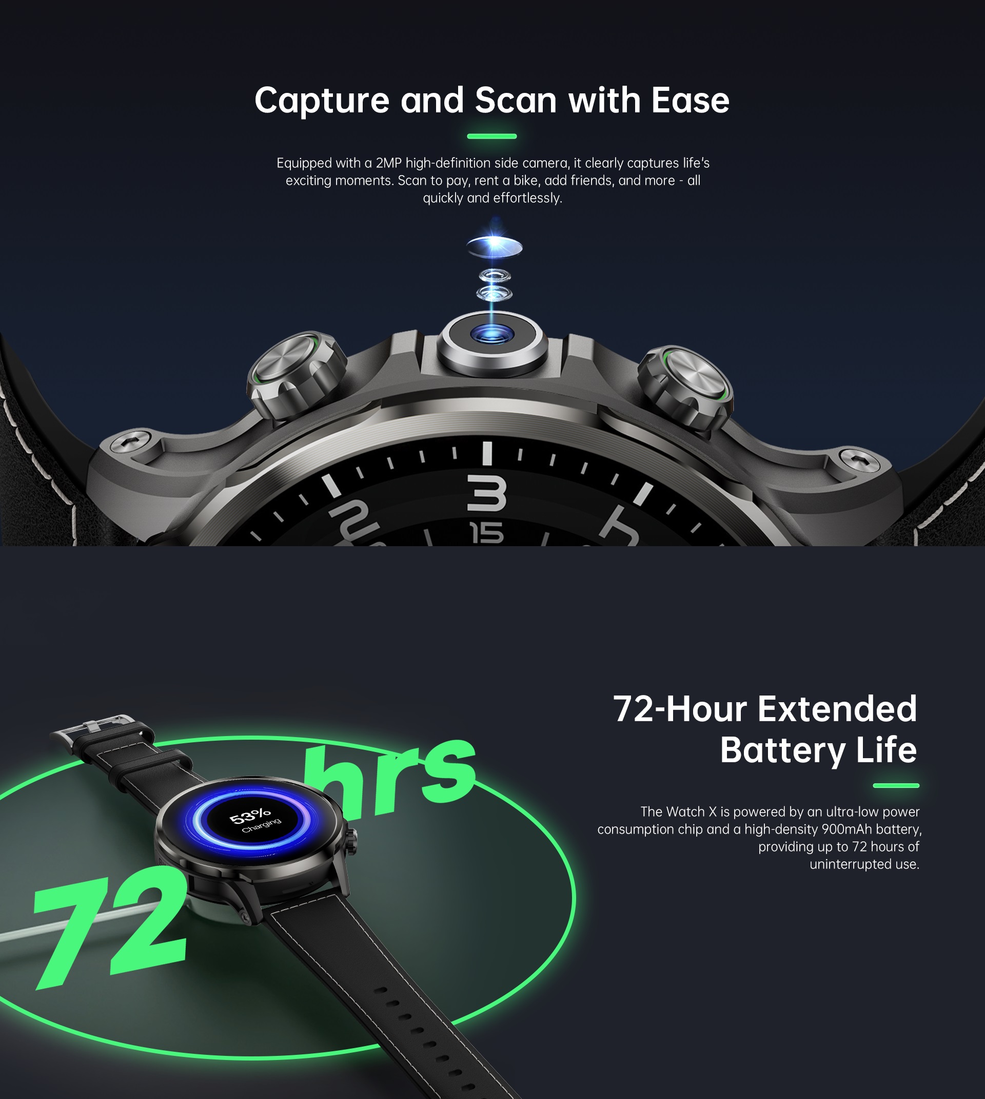 Black Shark Watch X | 4G LTE Android Smartwatch | Support 4G LTE Data ...