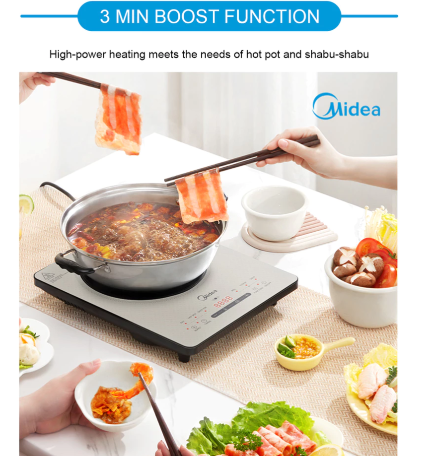 Midea MIC220TPAGHH 2200W Induction Cooker | Shopee Singapore
