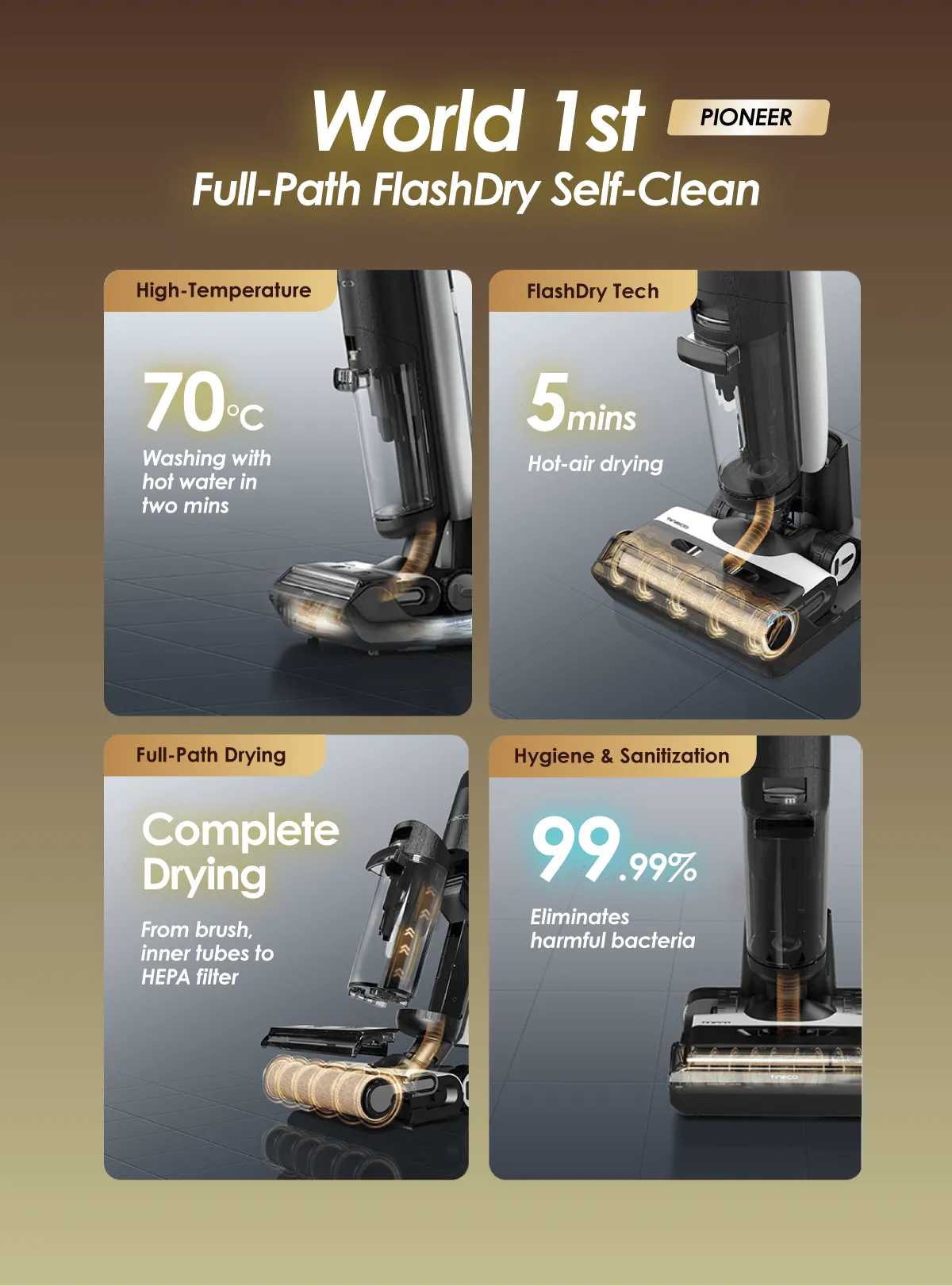 Tineco Floor One S7 FlashDry Smart Floor Washer Vacuum Cleaner | Shopee ...