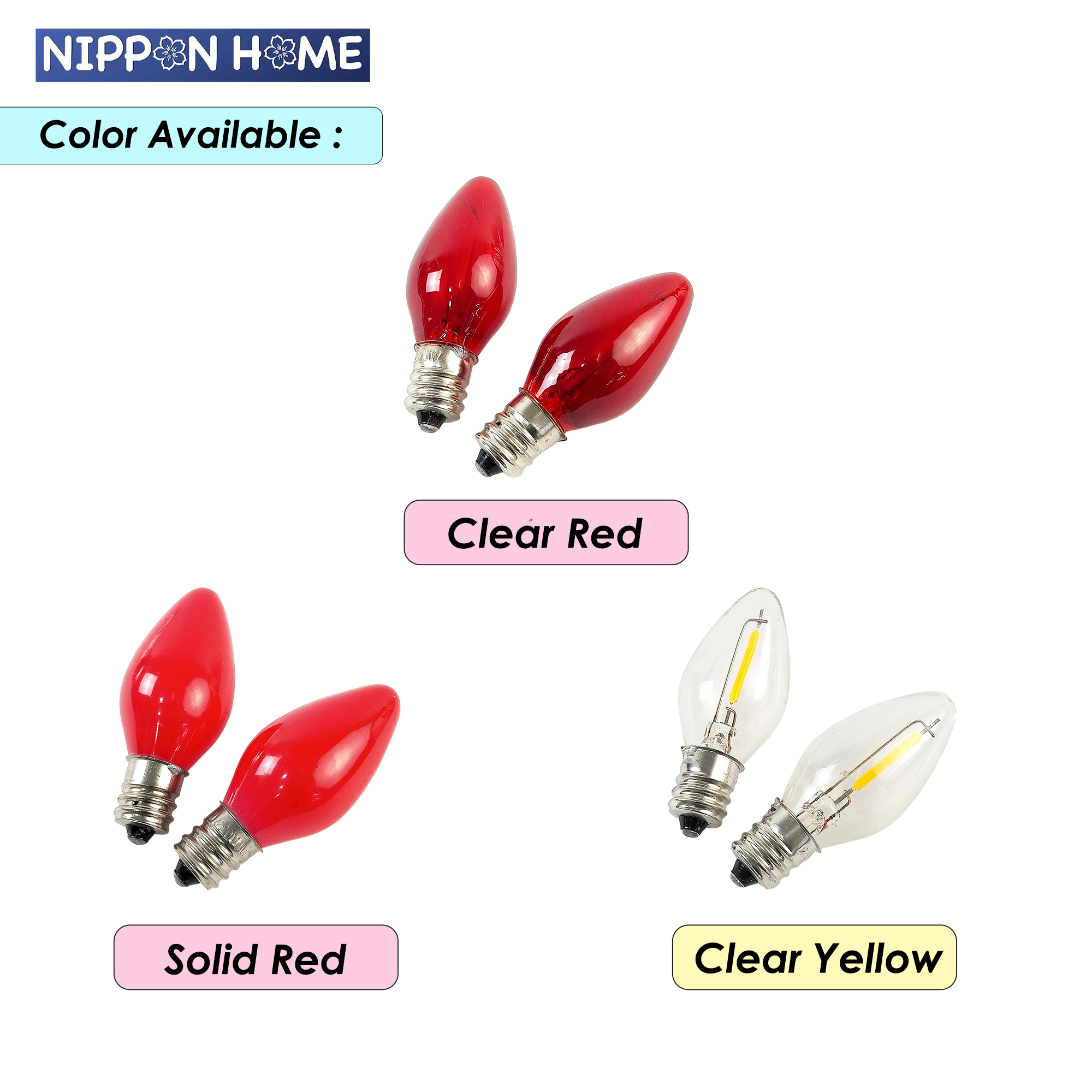 [ Electrical ] A-Tech Led Chilli Bulb E12 2PCS Per Pack Mini LED Light ...