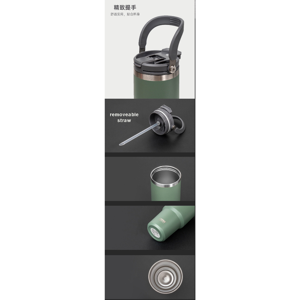 🇸🇬Koala Home🔥TYESO Thermos Tumbler Thermal Flask Water Bottle Vacuum ...