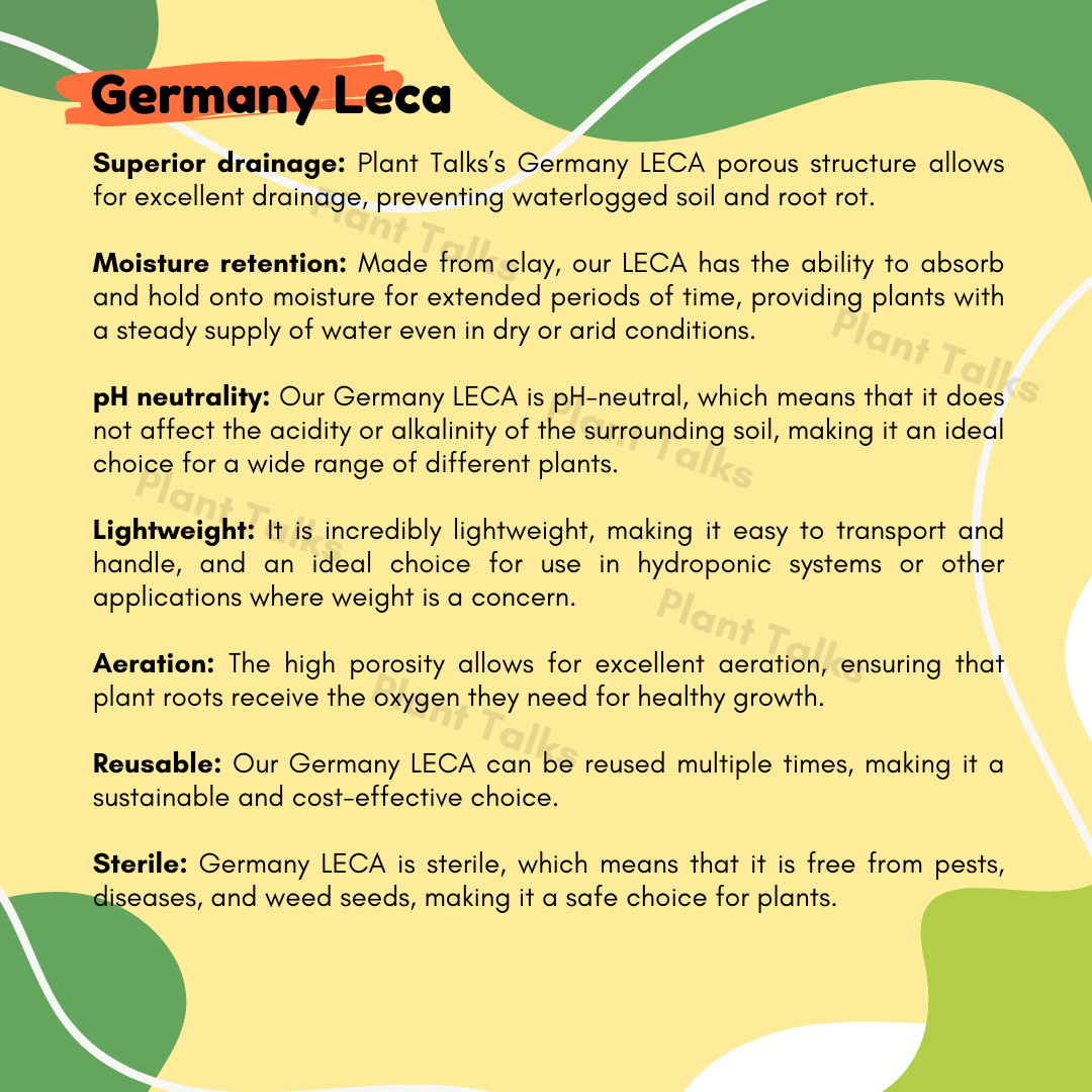 Plant Talks German Leca Clay Ball for Hydroponics Amendment Lecca Clay ...