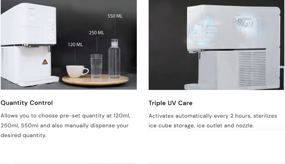Ruhens Ice | Ice-Making Tankless Hot & Cold Water Purifier | Shopee ...