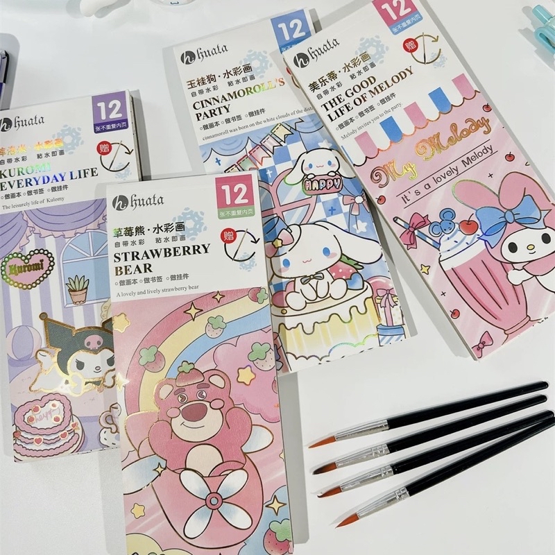 [SG Seller] 20+ design Sanrio / Cartoon Watercolour painting / sketch ...