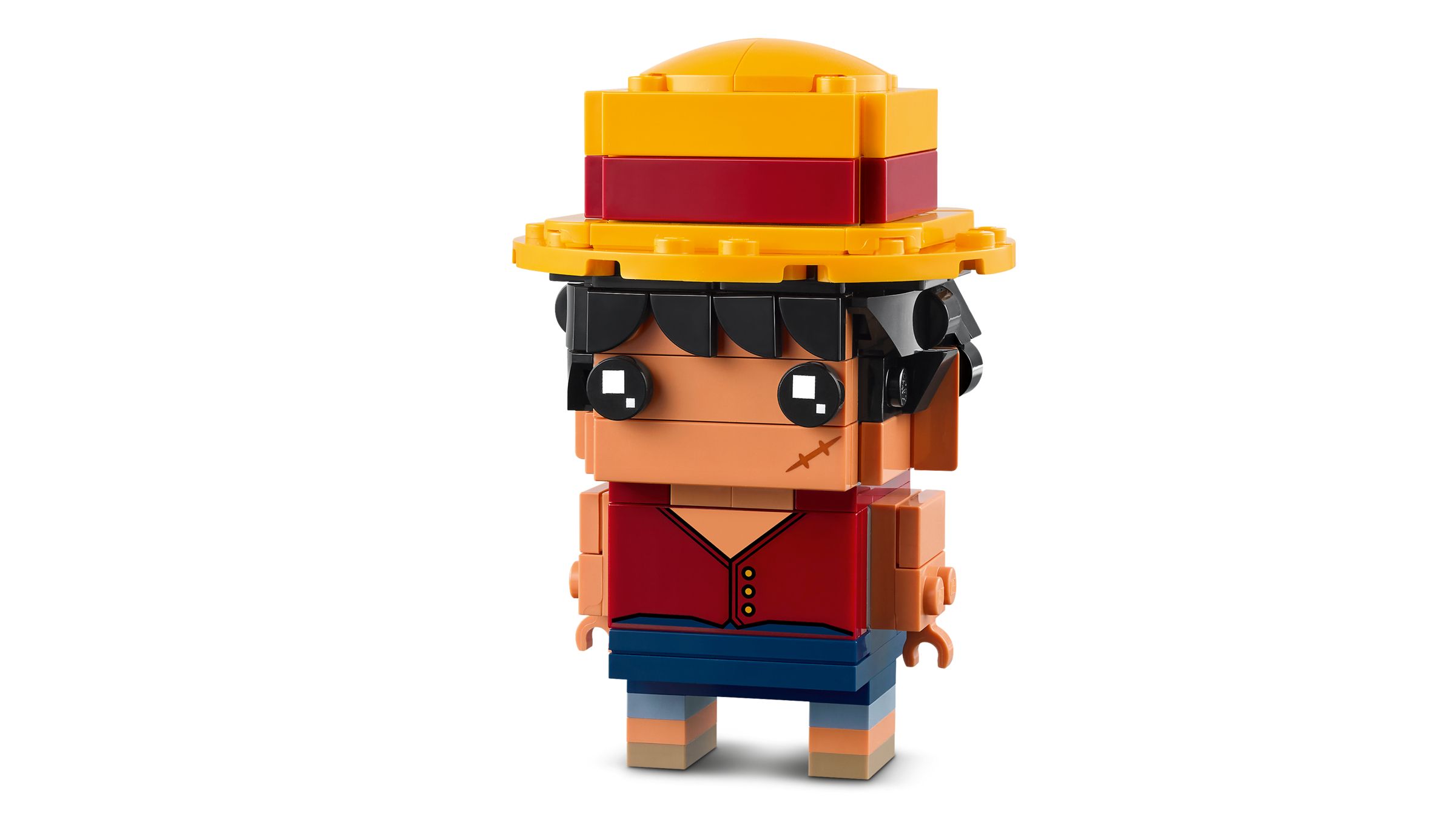 LEGO BrickHeadz 40799 ONE PIECE Monkey D. Luffy Figure | Shopee Singapore