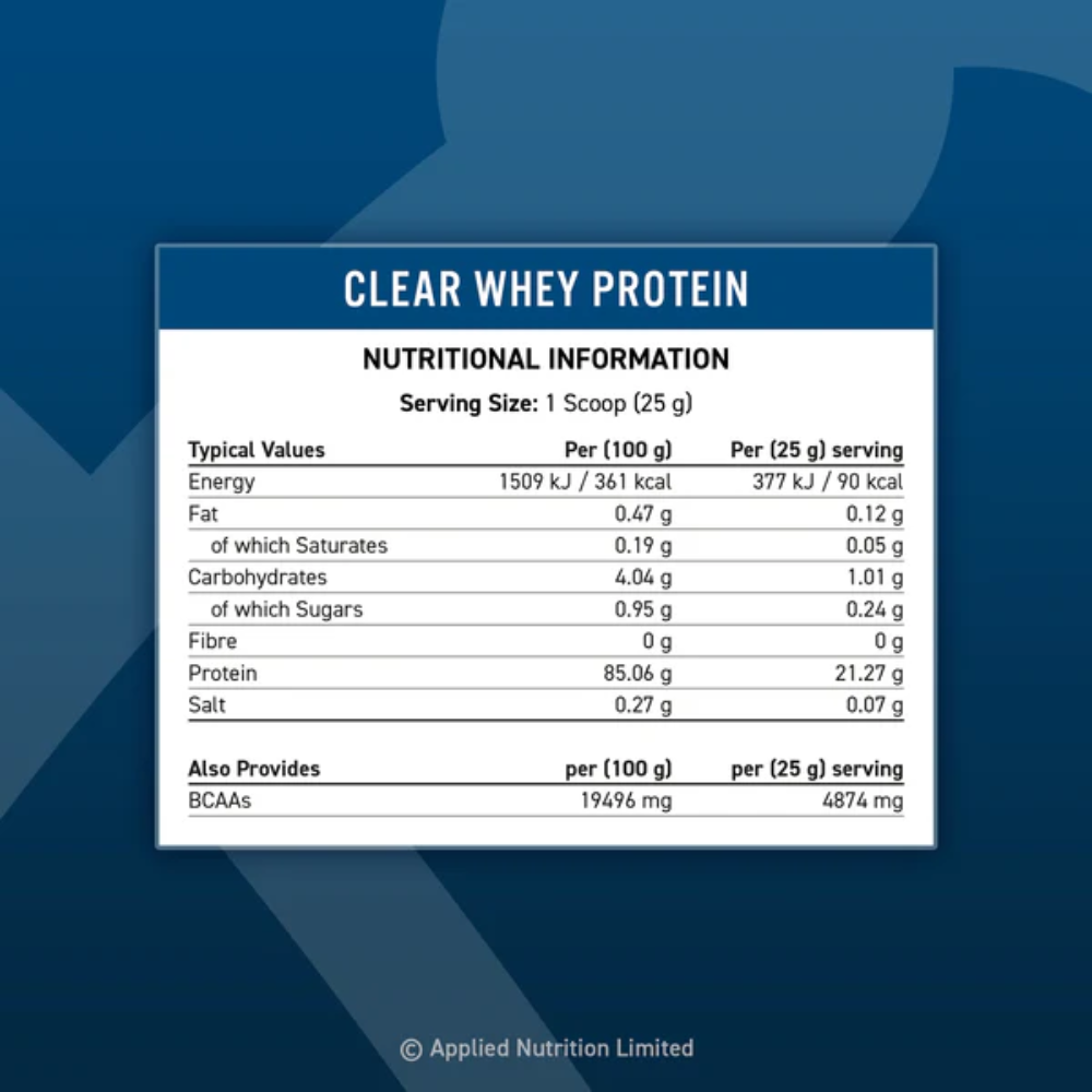 Applied Nutrition Clear Whey 875g | Shopee Singapore