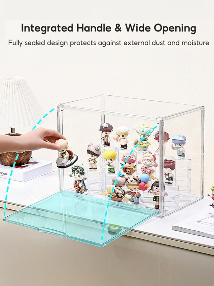 Popmart Display Box Acrylic Stackable Blind Box Case Storage Desk ...