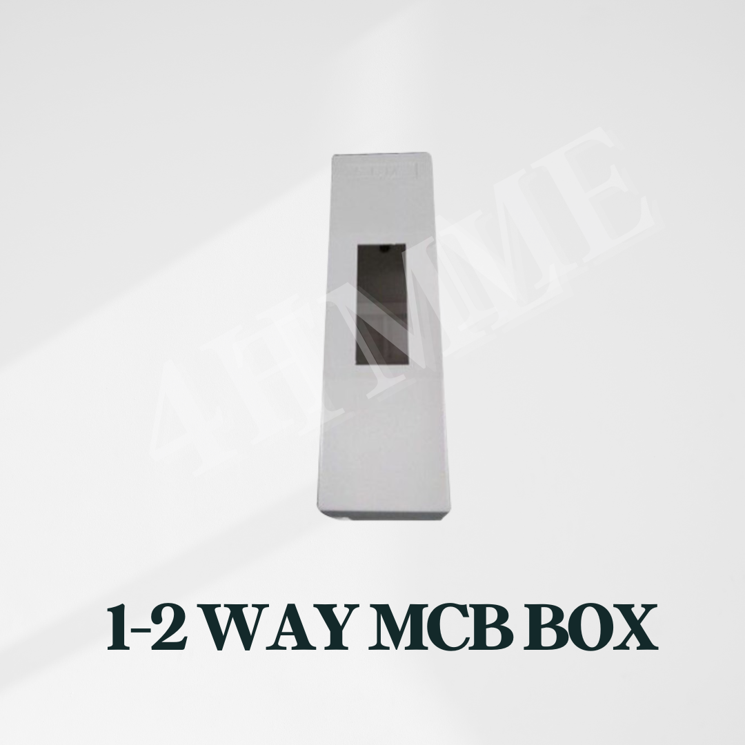 Surface 2Way 4Way MCB Distribution Board DB PVC Enclosure Box White ...