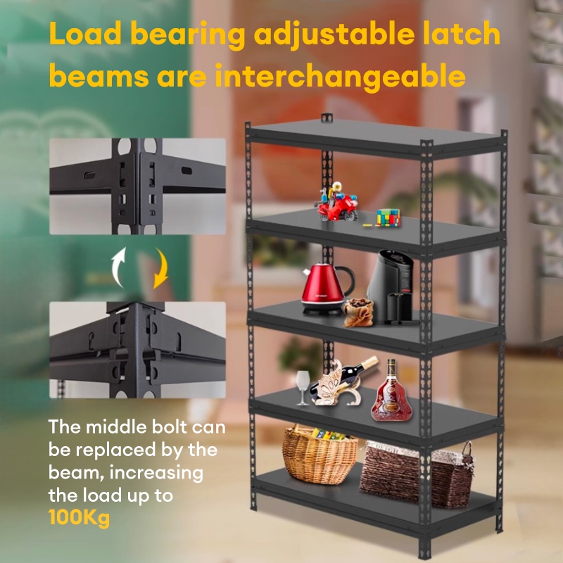 【Load 600KG】Storage Rack Shelf Metal Rack Boltless Rack Shelf Storage ...