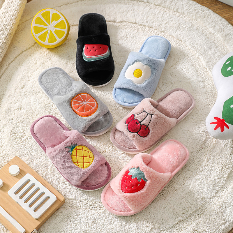 SDS Comfortable Home Slipper Indoor Women Slipper Cute Fluffy Slippers ...