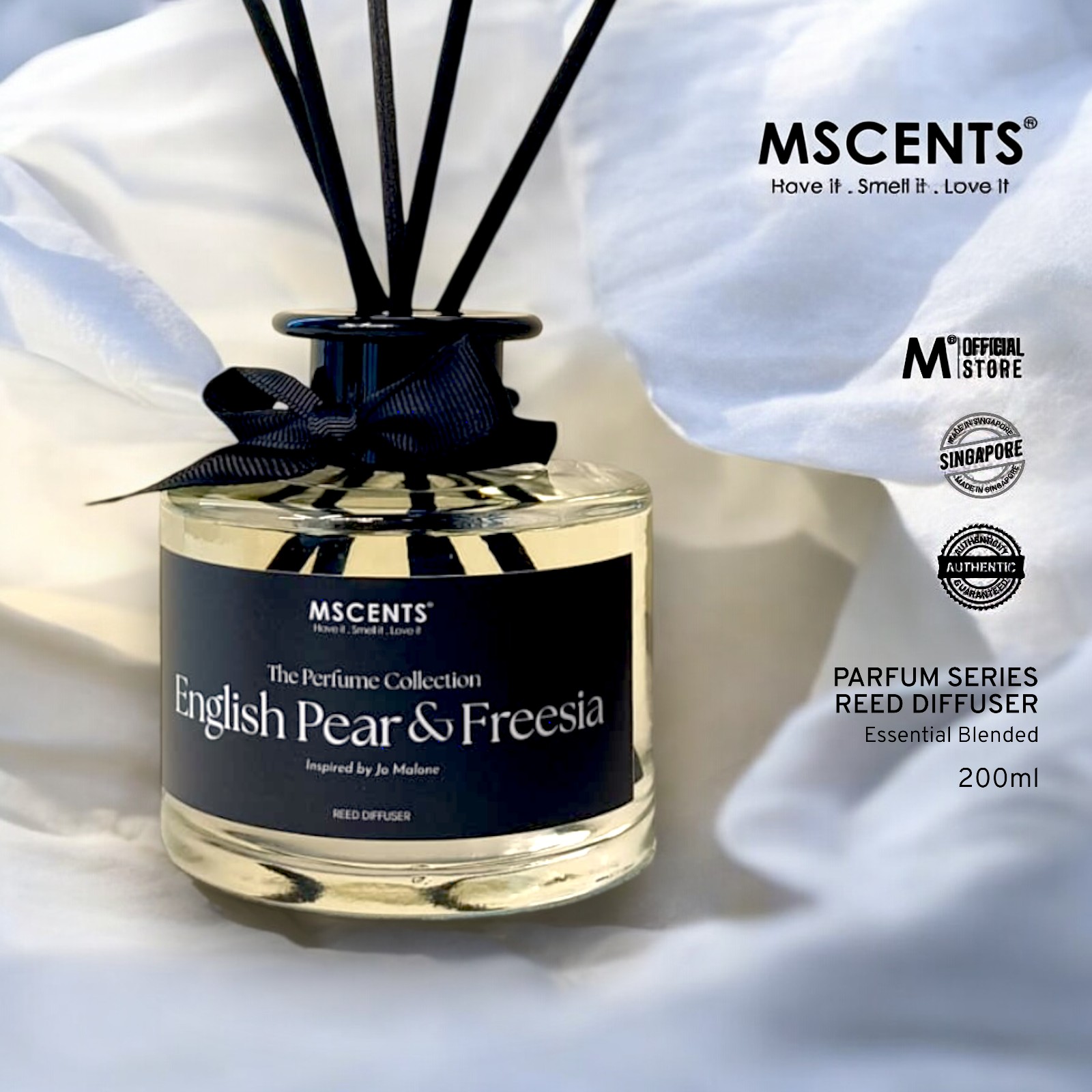Reed Diffuser Parfum Series 235ml, Luxury Fine Fragrance Edition ...