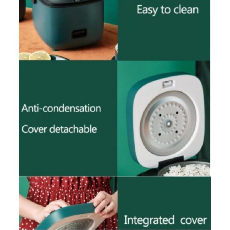 🇸🇬 [In Stock] Mini Rice Cooker Small Rice Cooker Non Stick ...