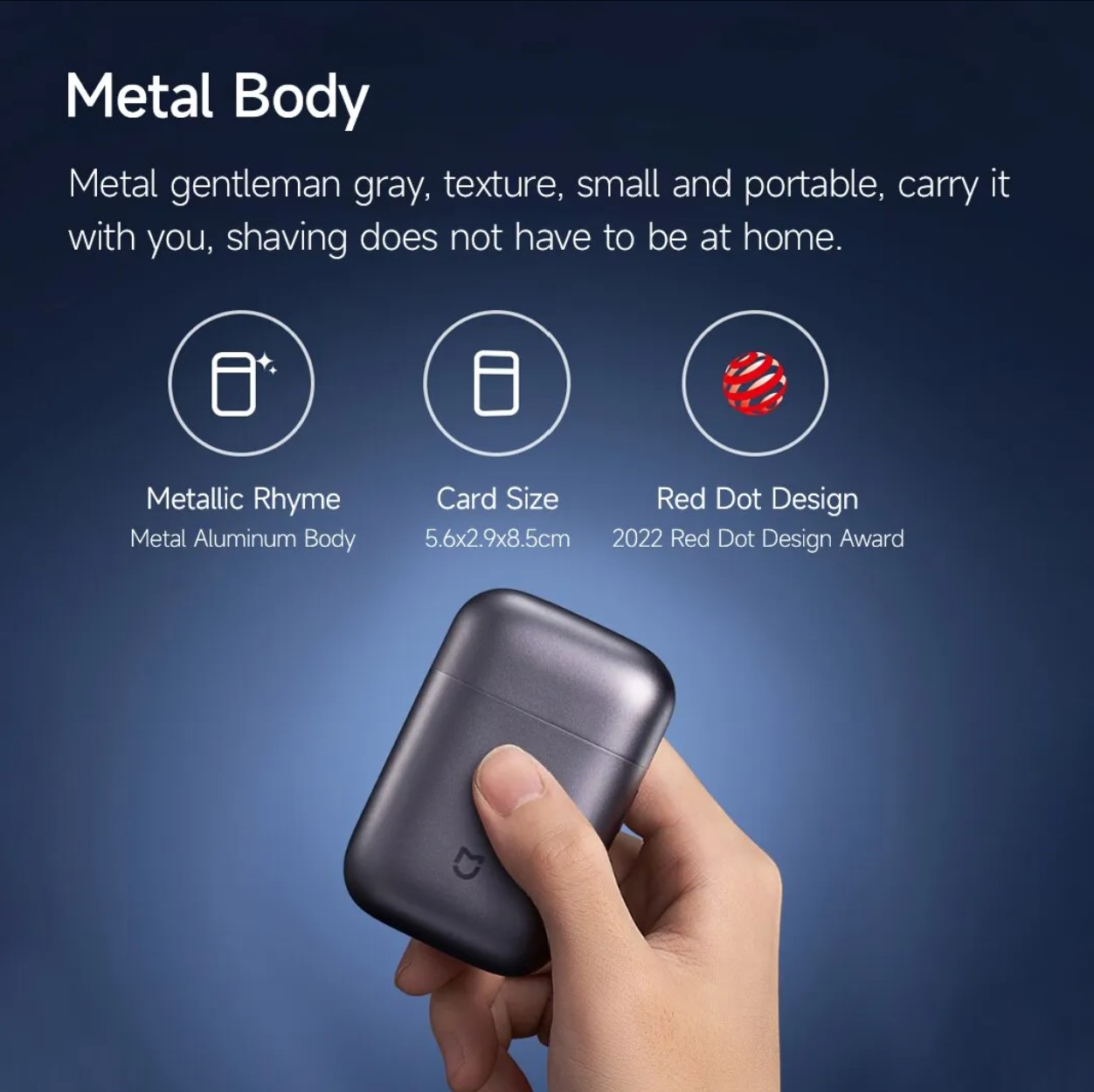 Xiaomi Mijia Electric Shaver S600 IPX7 Waterproof Mini Portable Shaving ...