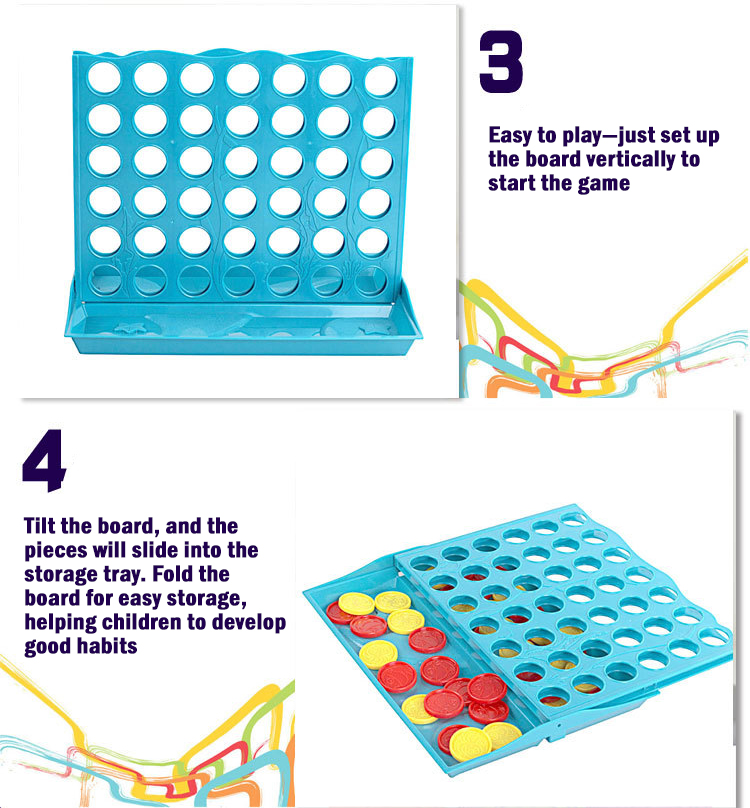 Large Size Connect Four Board Game | Line Up 4 | Interaction Toy ...