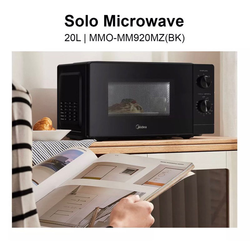 Midea 20L Microwave Oven Sleek Design | 20L Microwave - MM920MZ / MMO ...