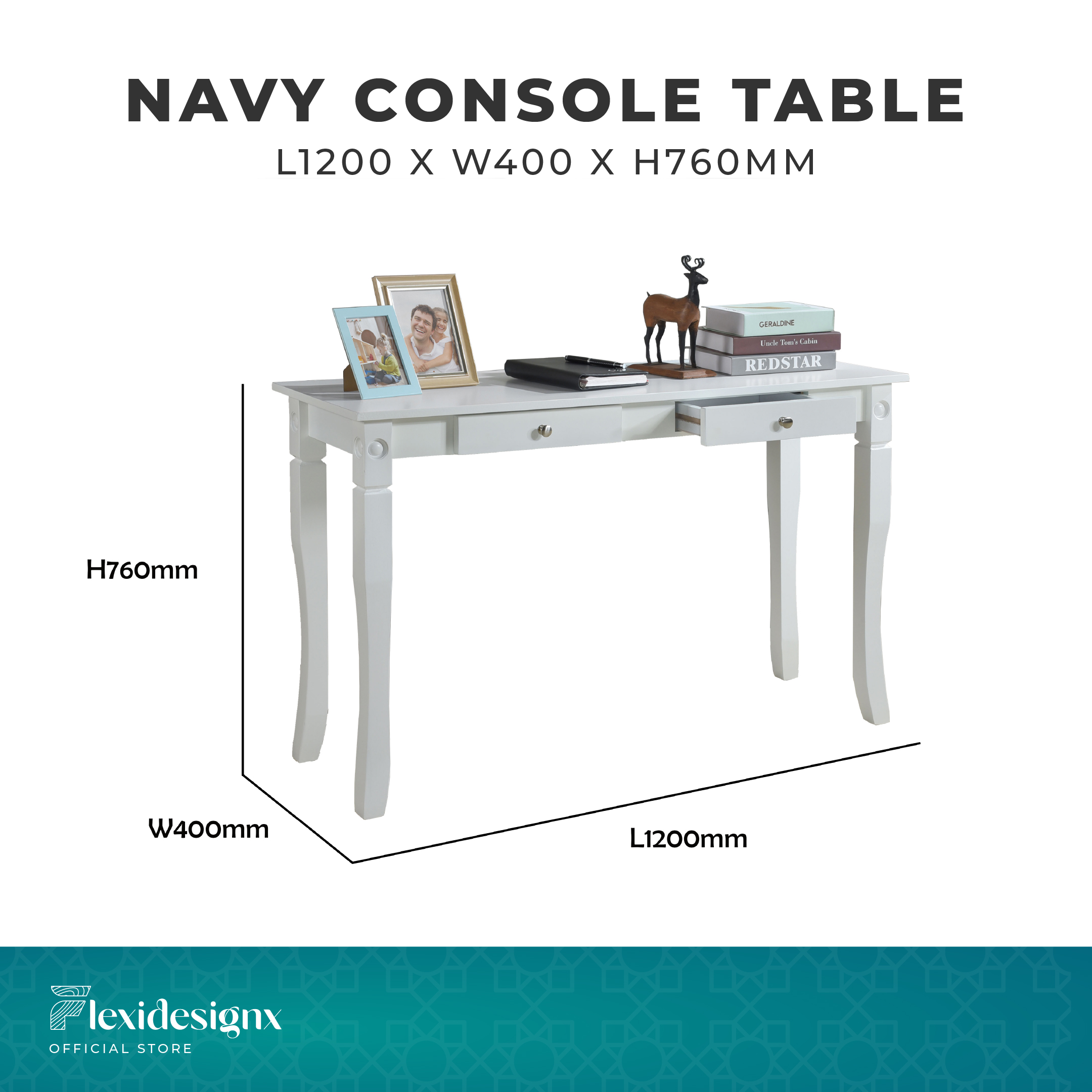 Console Table / Study Desk / Display Table / Drawer Cabinet / Side ...