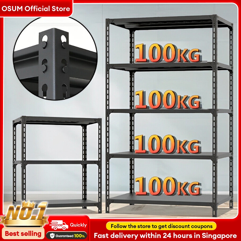 【Load 600KG】Storage Rack Shelf Metal Rack Boltless Rack Shelf Storage ...