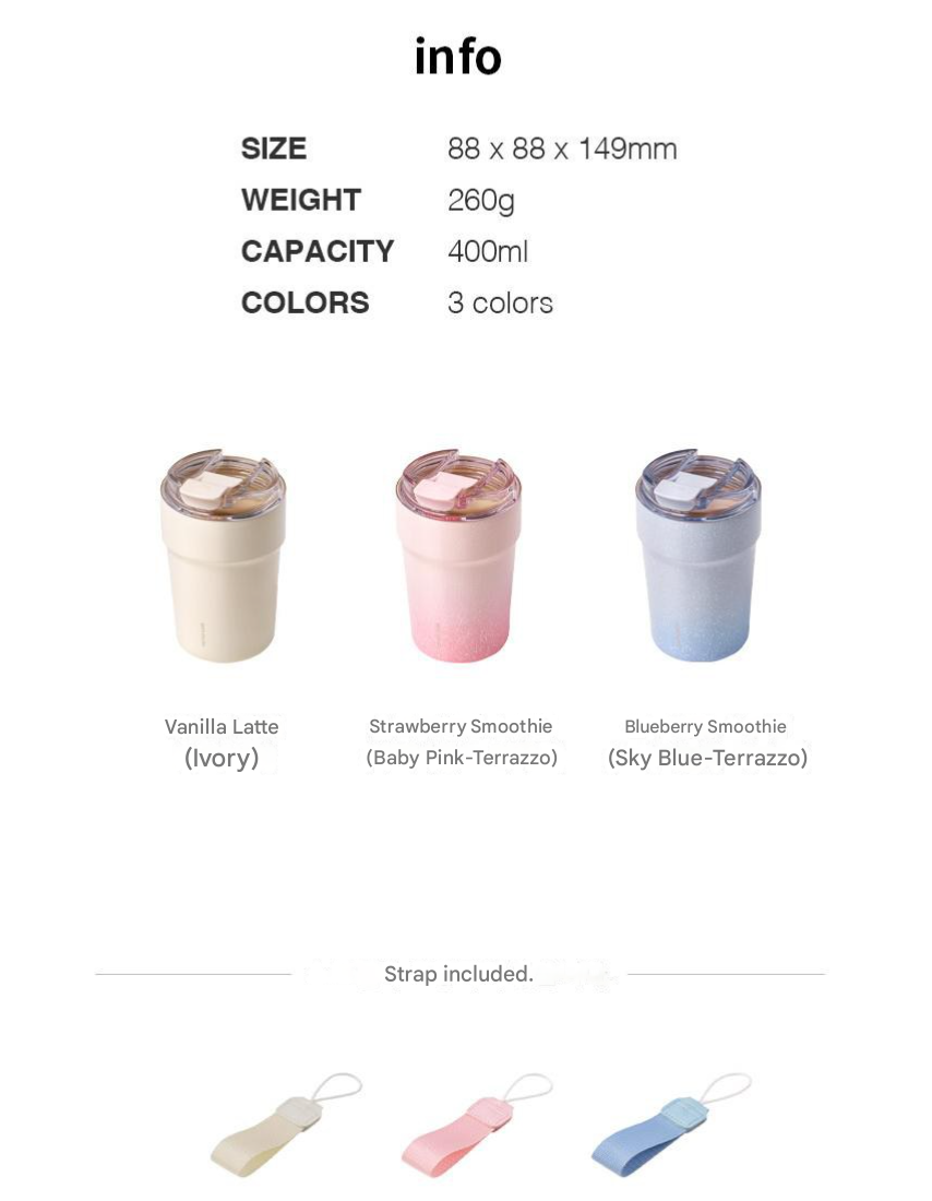 LocknLock, Lock&Lock Metro Cafe Ceramic Tumbler 650ML, Metro Cafe ...