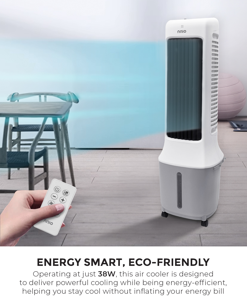 NNIO DC Air Cooler 10L - N1088DCACR | Shopee Singapore