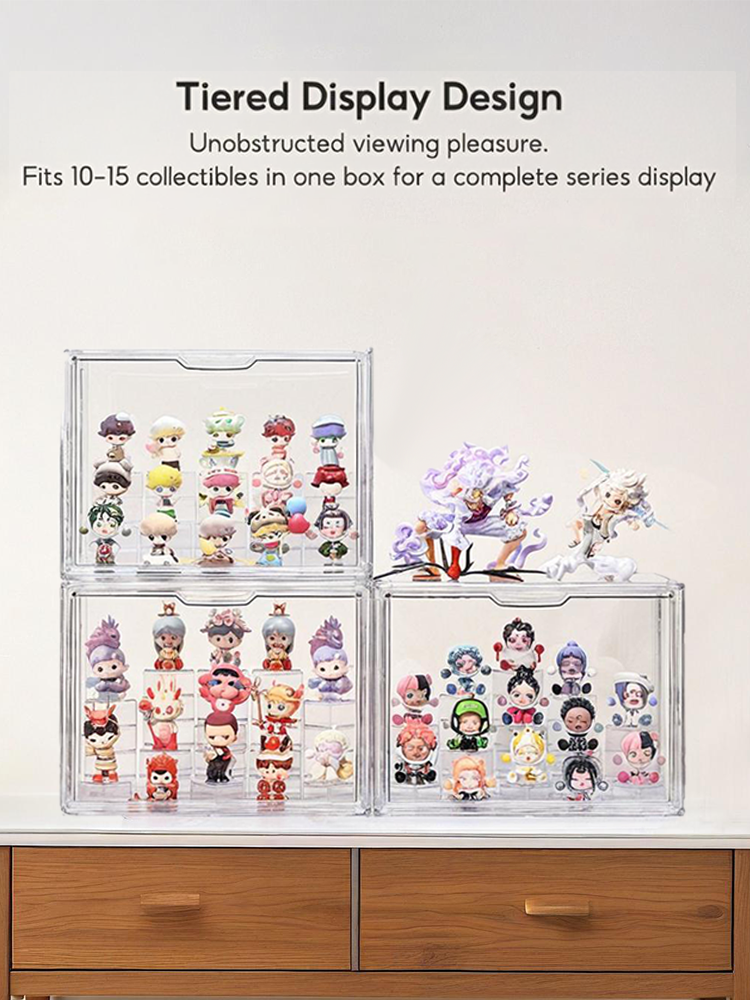 POP Mart Display Box Stackable Acrylic Display Case For Popmart ...