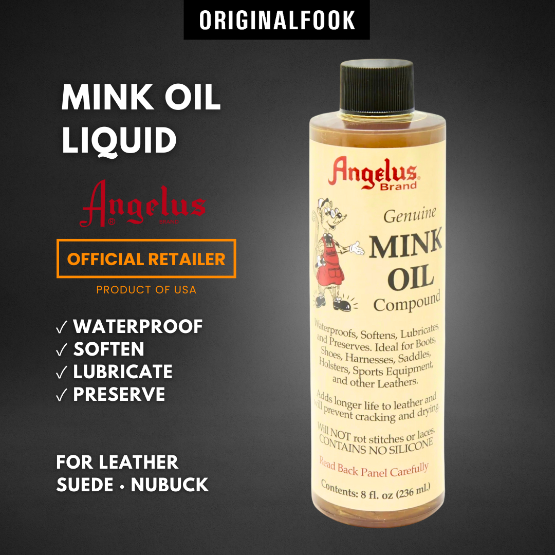 Angelus Mink Oil Liquid For Leather Suede Nubuck | Shopee Singapore