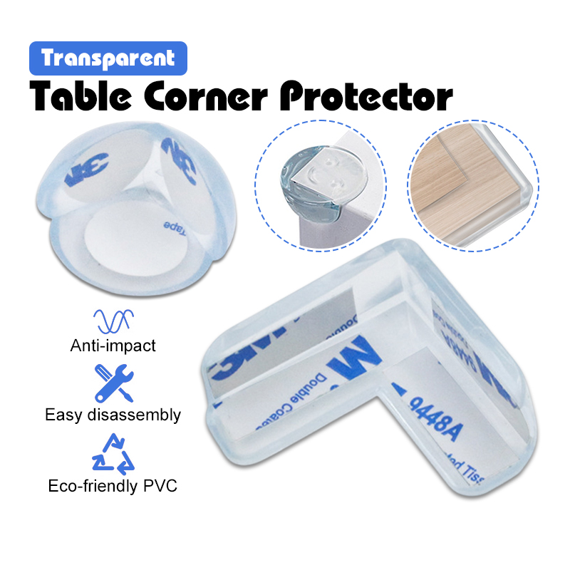 【SG 】Transparent Children Table Corner Protector Edge & Corner Guard ...