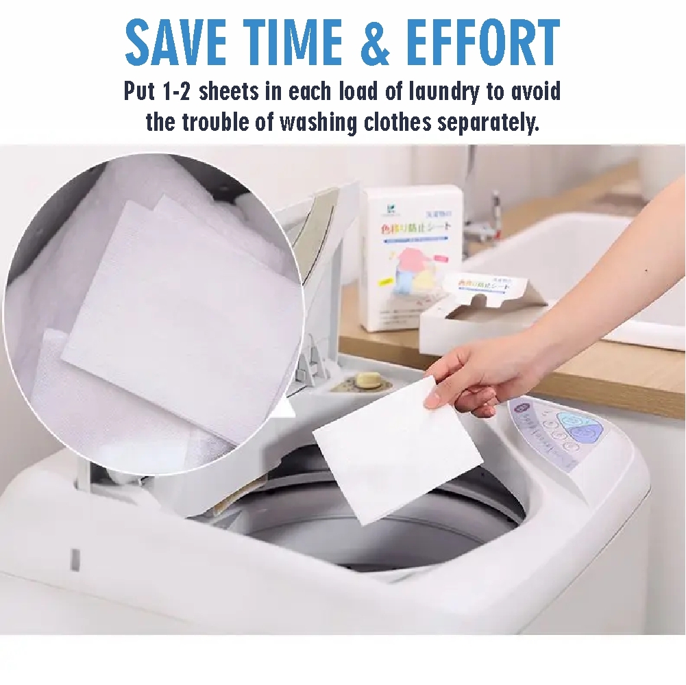 🇸🇬Koala Home🔥Washing Paper Color Absorption/Anti Dyed Sheets/Laundry ...