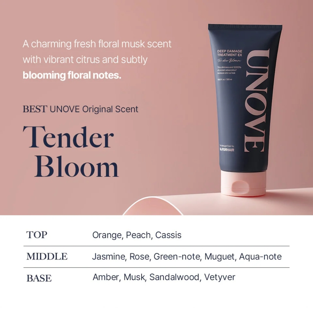 Unove Deep Damage Treatment EX 320ml Warm Petals | Tender Bloom | Shopee Singapore