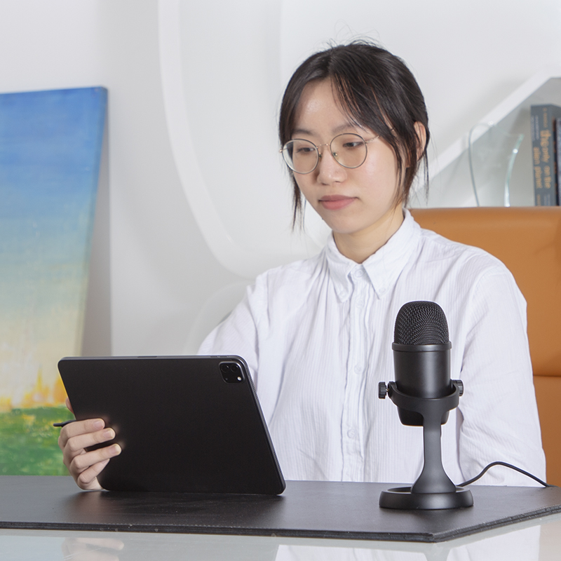 BOYA BY-CM5 Desktop USB Microphone PC Gaming Mic w/ Monitoring&Gain ...