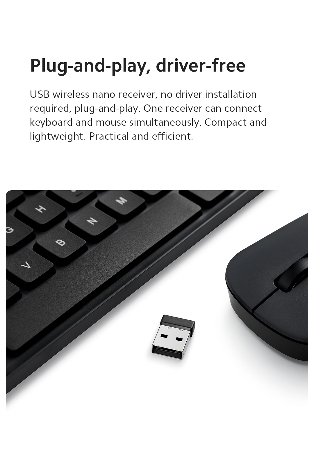 Xiaomi Wireless Keyboard and Mouse Combo | Shopee Singapore
