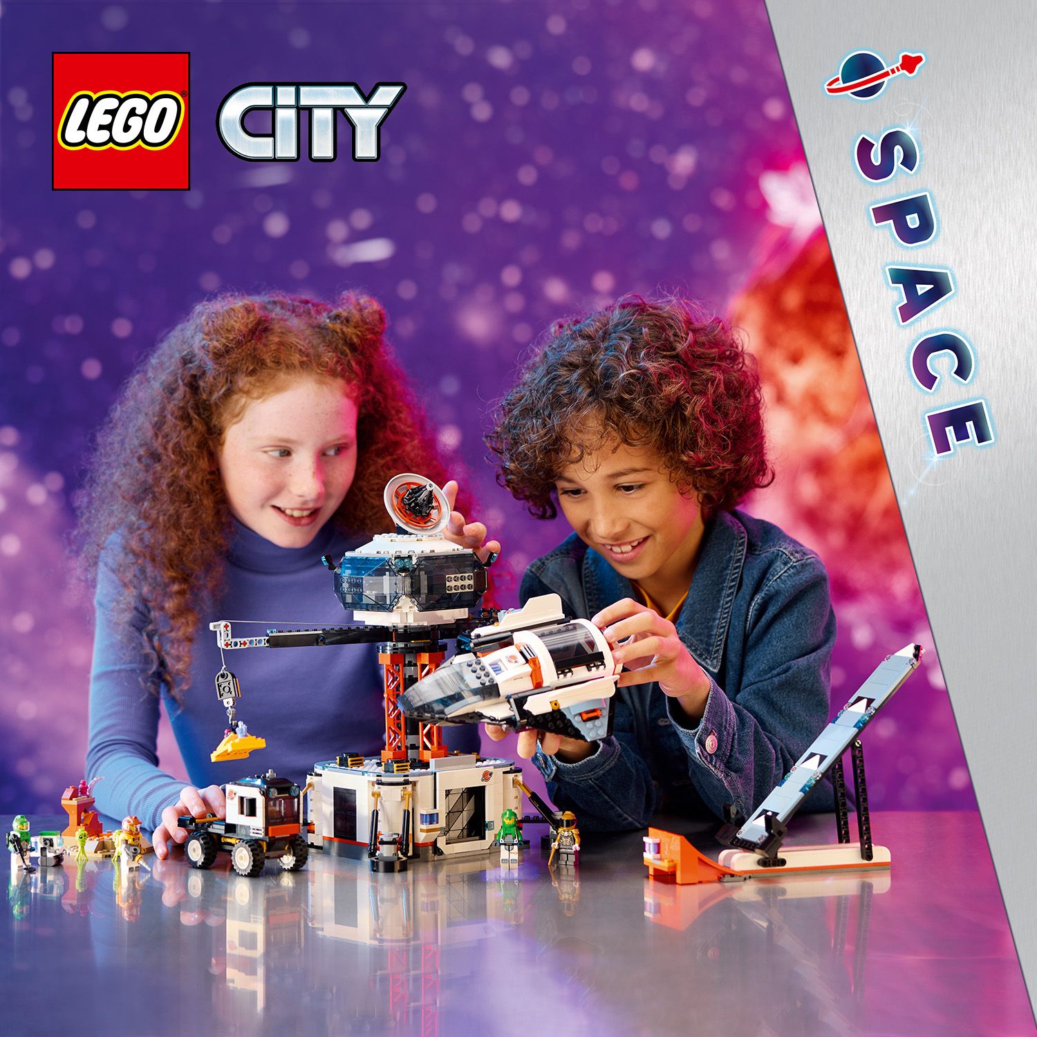 LEGO City 60434 Space Base and Rocket Launchpad Set (1422 Pieces ...