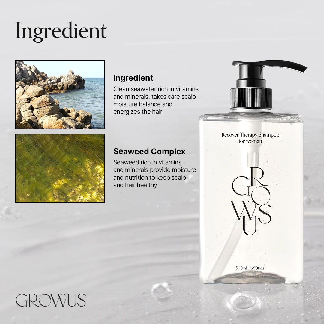 Growus Damage /Sea Salt / Recover Therapy Series (Scalp Scaler, Shampoo ...