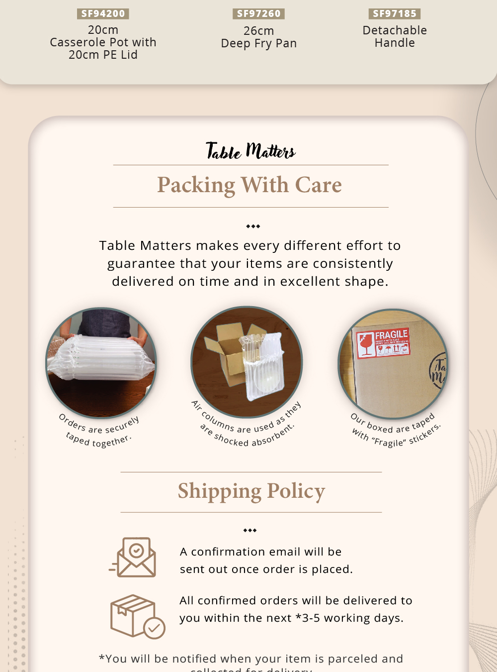 Table Matters -SnapChef Cookware Set with Detachable Handles [Frying ...