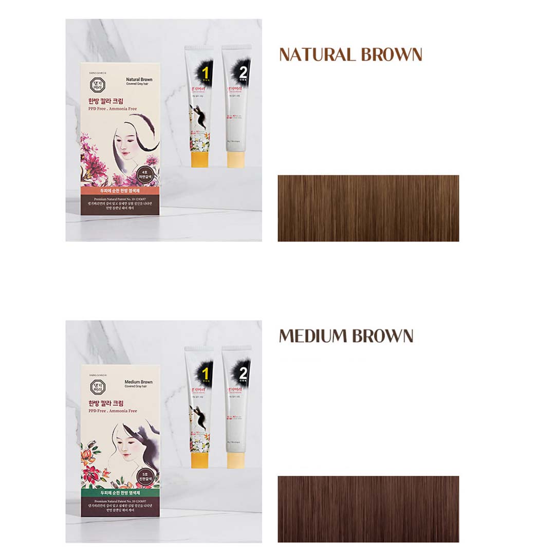 (DAENG GI MEO RI) Renewal Herbal Hair Dye - For Gray Hair Coverage ...