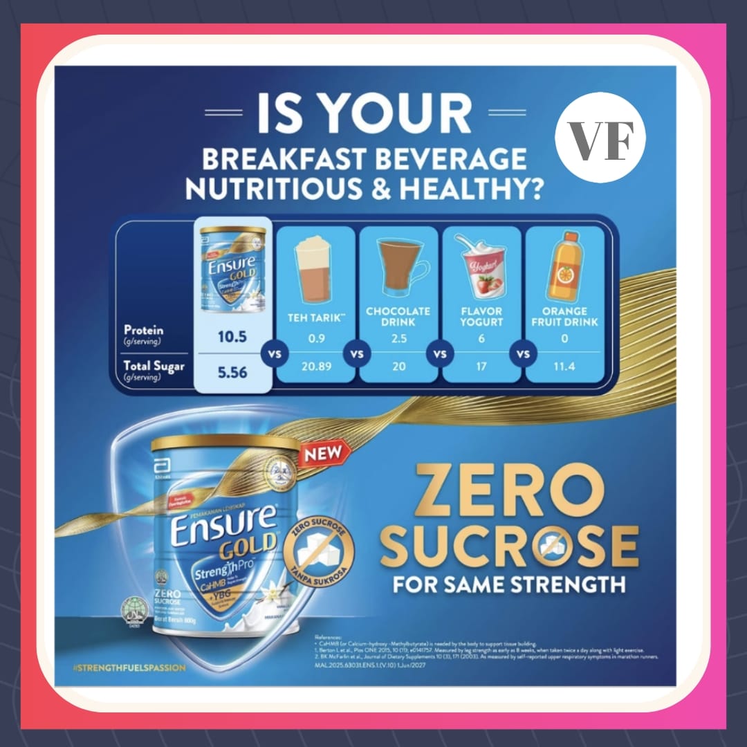 Ensure Gold ZERO Sucrose Vanilla 800g StrengthPro ZERO Sucrose Milk ...
