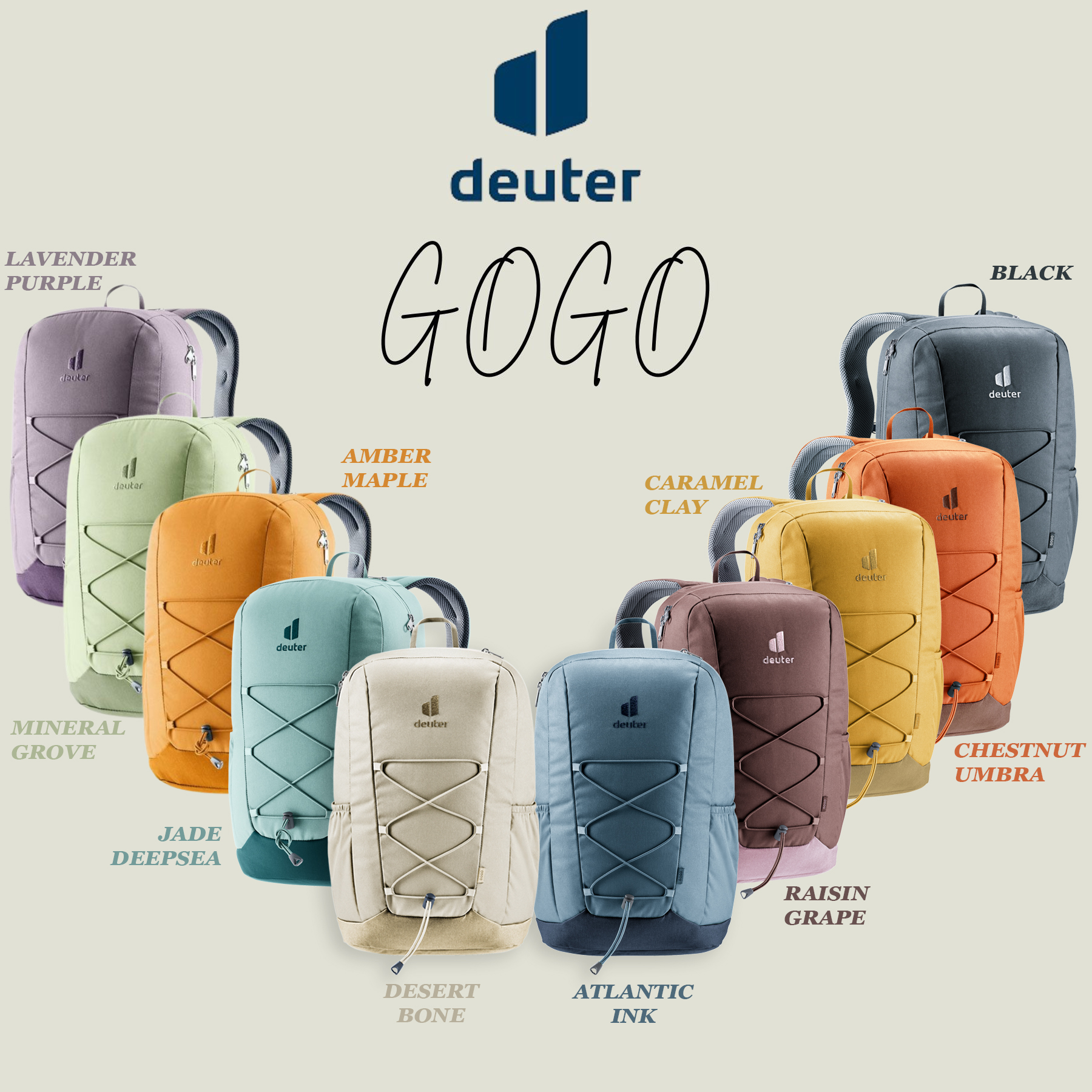 DEUTER GOGO Lifestyle Daypack | School Backpack | Ergonomic Design | 25 ...