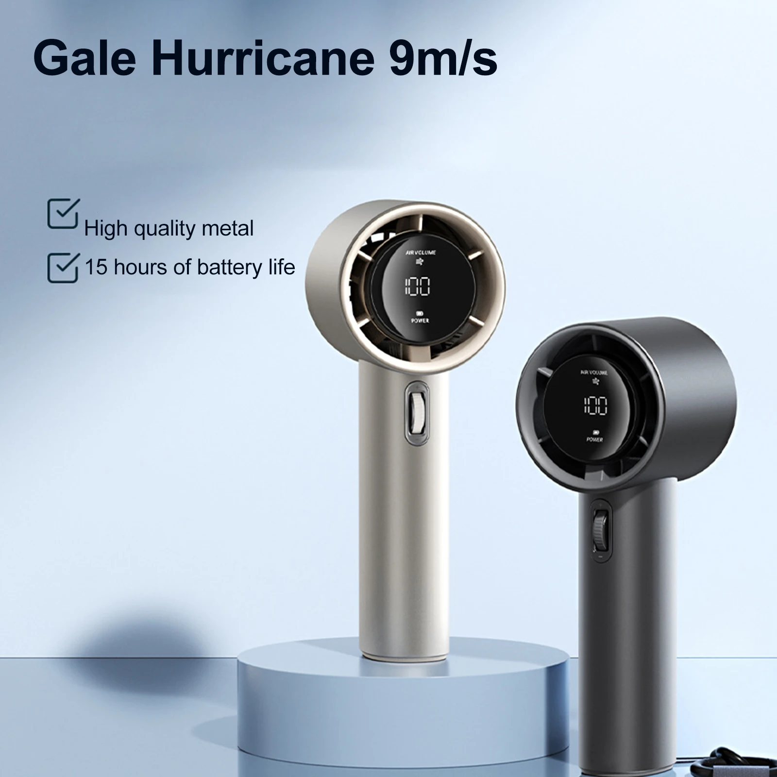 Wireless USB Rechargeable Circulation Fan Desktop Ventilation Desk ...