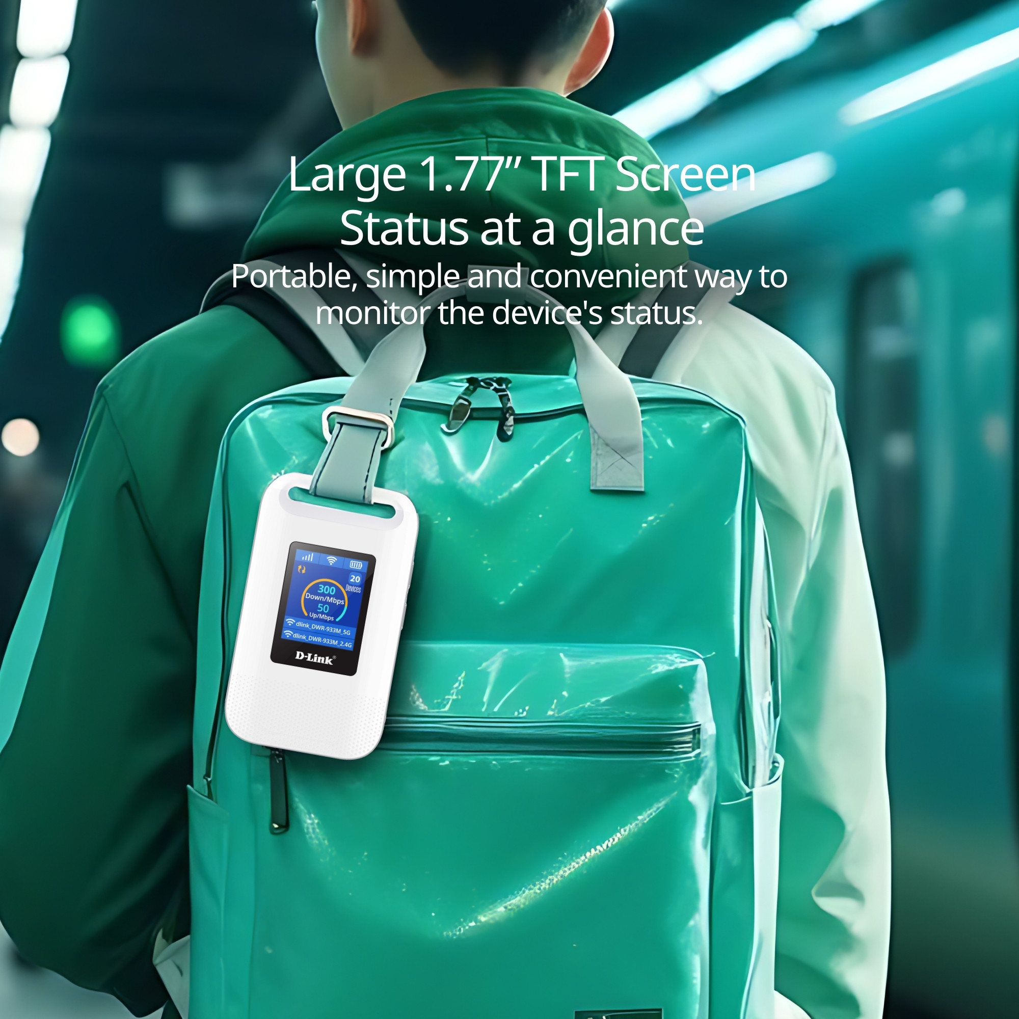 D-Link DWR-933M 4G+ Cat6 Advanced LTE Mobile Dual Band Travel WiFi ...