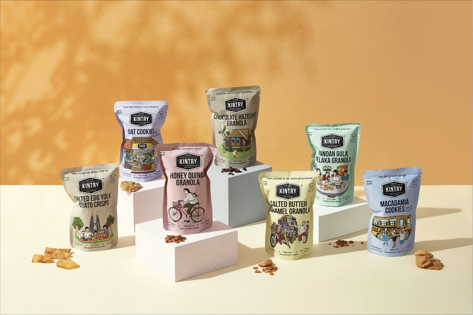 [Carton Deal] Kintry Handmade Premium Granola 60g/Cookies 25-40g (24 ...