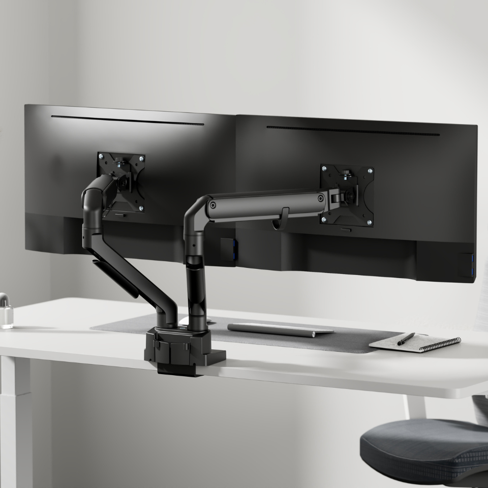 the Aryl™ Dual Monitor Spring-Assisted Monitor Arm | Shopee Singapore
