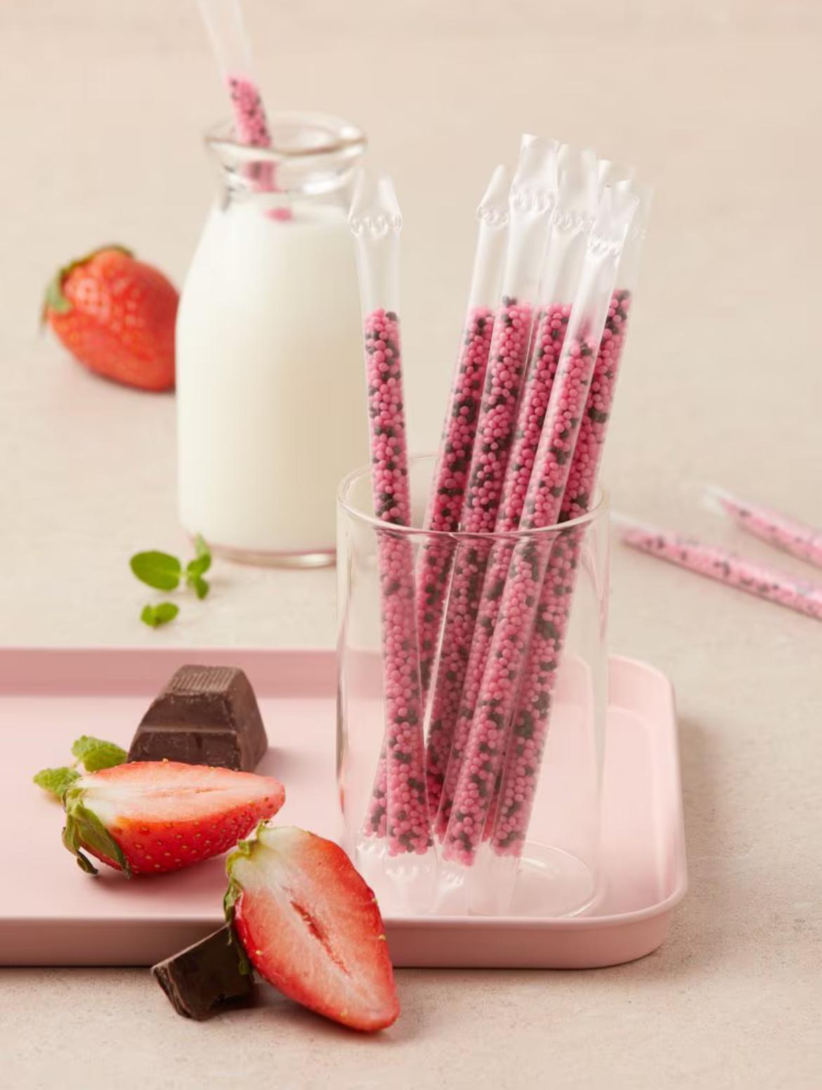 Korea Milk Magic Straw / Quick Milk Magic Sipper Cocoa / Cocoa Biscuit ...