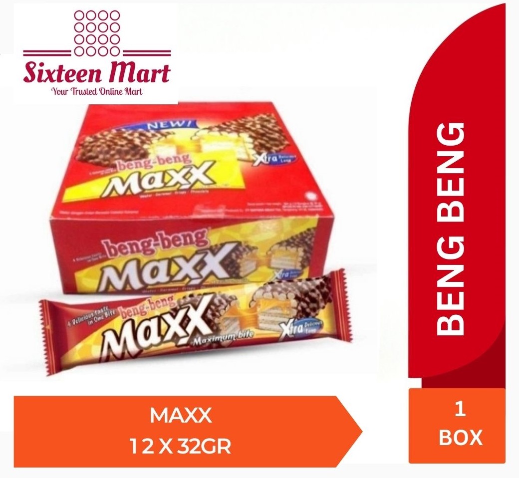 Beng Beng Wafer Extra Chocolate & Caramel 1 box | Beng Beng Maxx | bengbeng max | Share It ...