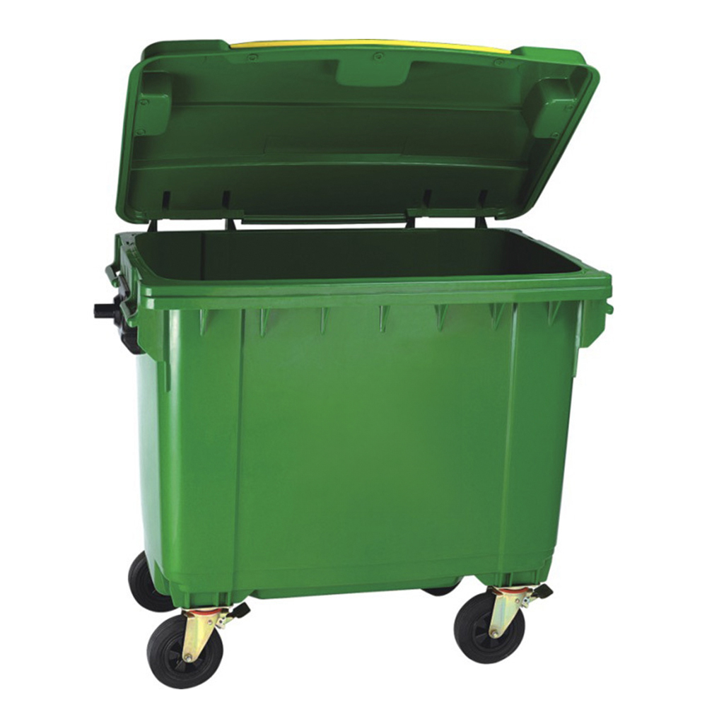 (JIJI.SG) TRIPP Plastic Garbage Bin with 4 wheels - 660L 1100L / Waste ...