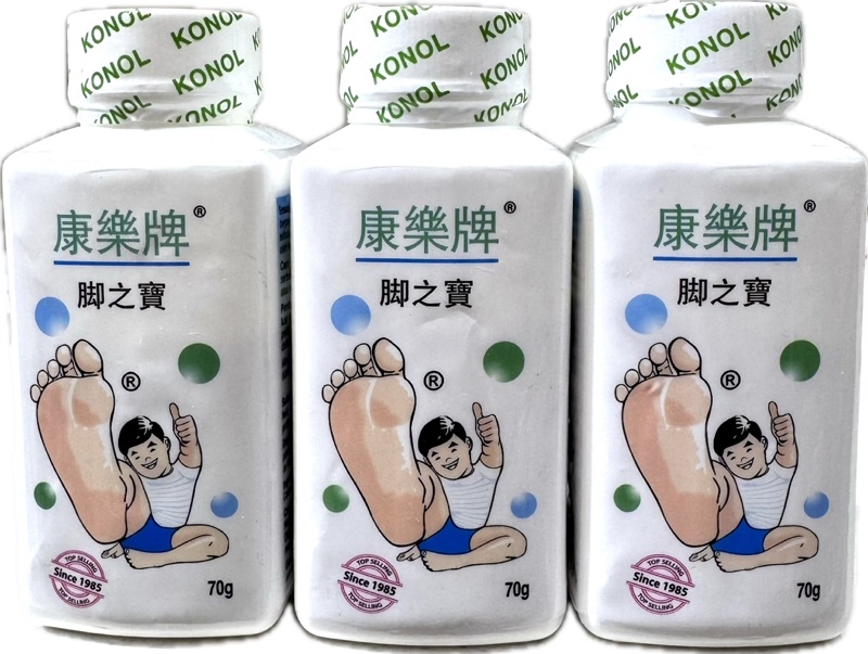 【康乐牌 Konol】 脚之宝 Footcare Powder 70g | Shopee Singapore
