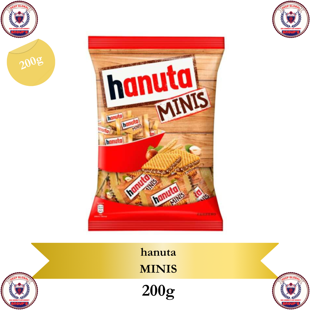 Hanuta Minis crispy wafers with rich hazelnut and cocoa cream 200g ...